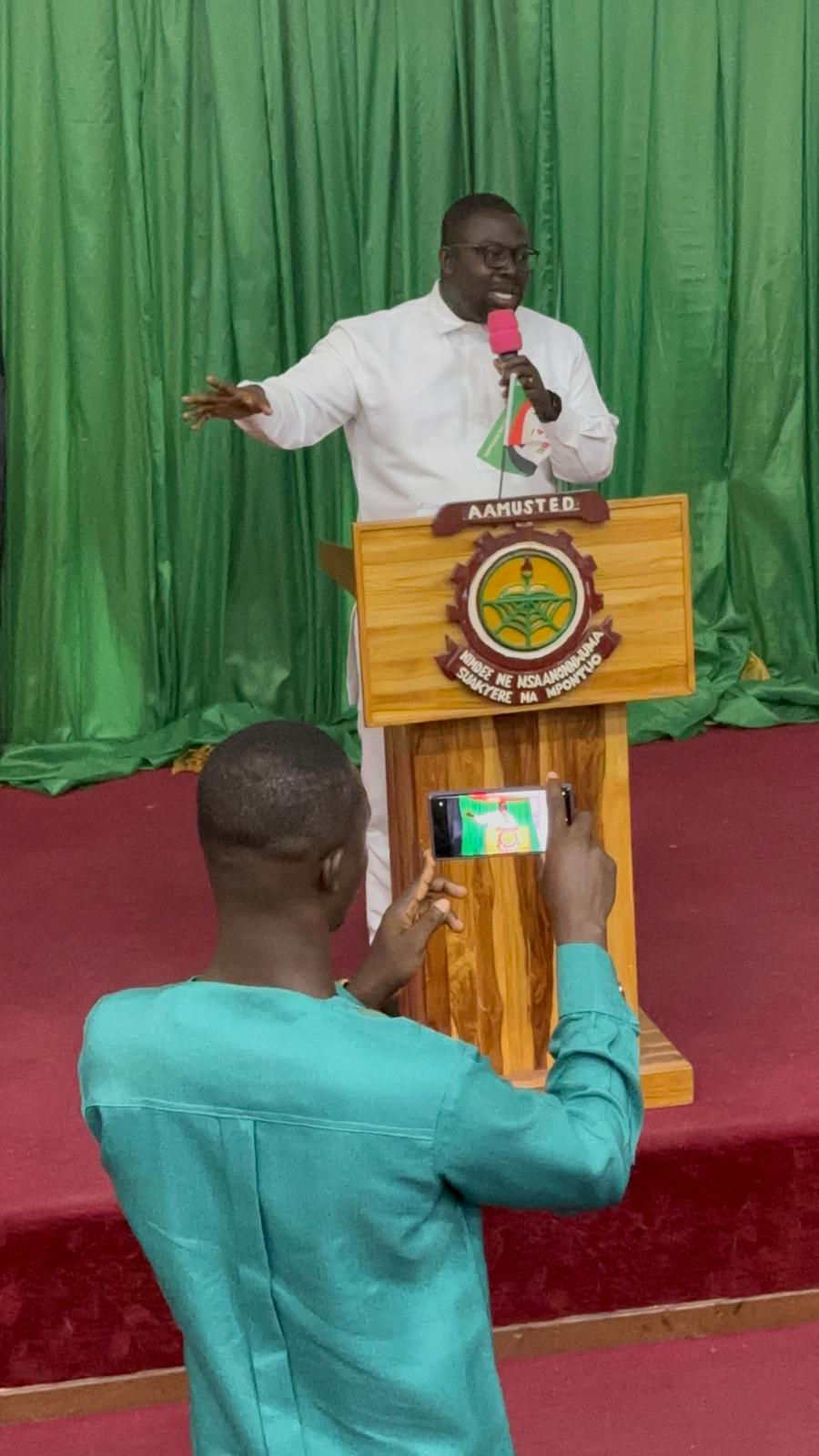 Dr Amofa Mike Dankwah energizes a ray of hope at AAMUSTED, empowering ...