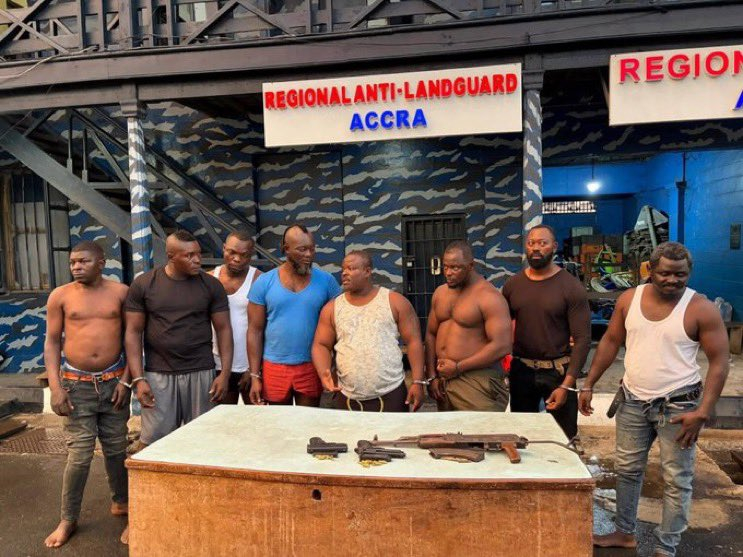 Police Thwart Deadly Land Guard Attack in Accra, Seize High-Powered Weapons