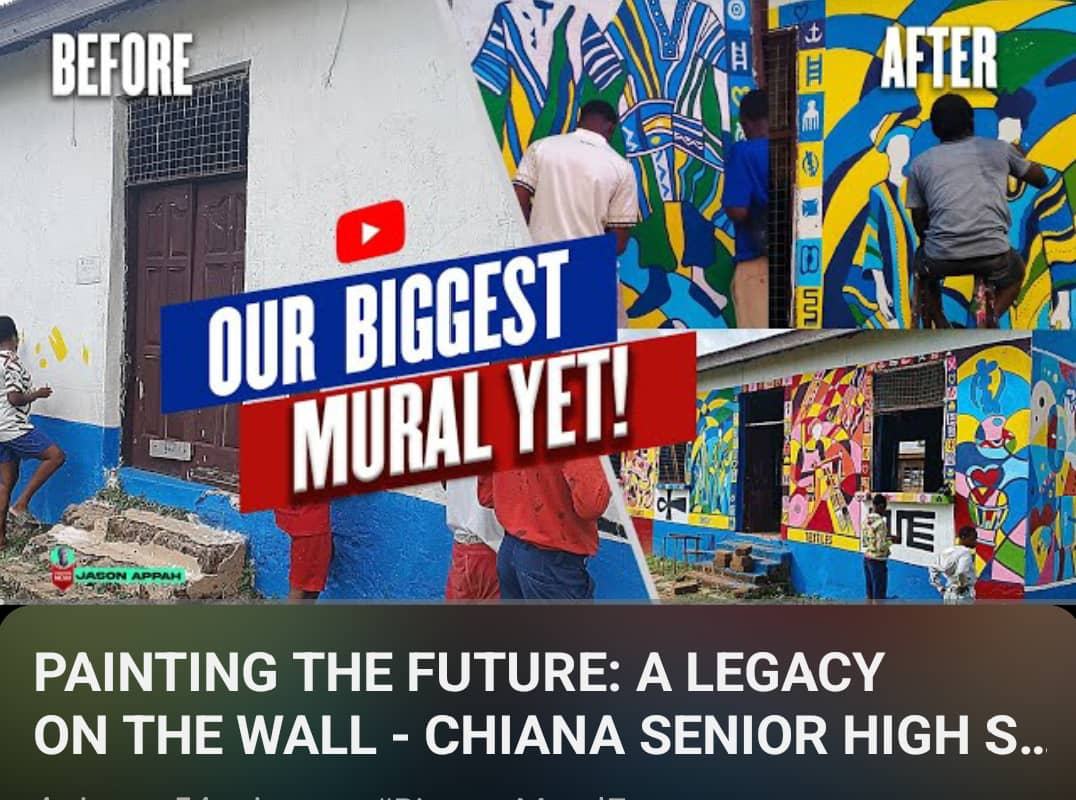 Upper East Region: Chiana SHS Art Department Rebrands with Murals ...