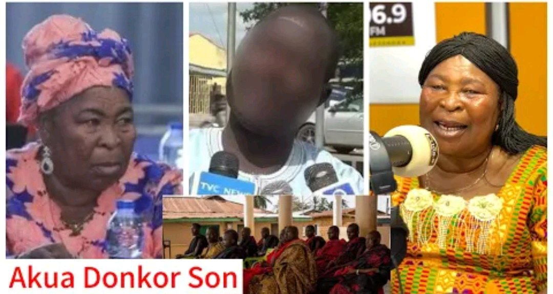 The first son of Akua Donkor has finally spoken about His mother's death