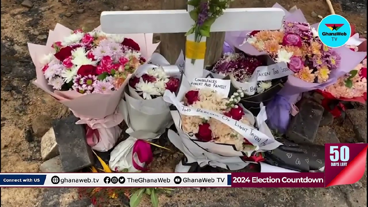 East Legon Accident: Ghanaians pay tribute to the deceased girls with ...