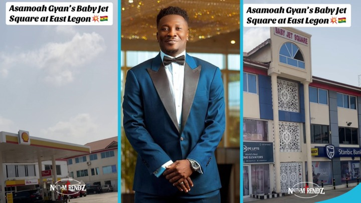 East Legon Trends, Baby Jet Square, and Asamoah Gyan's Business Complex