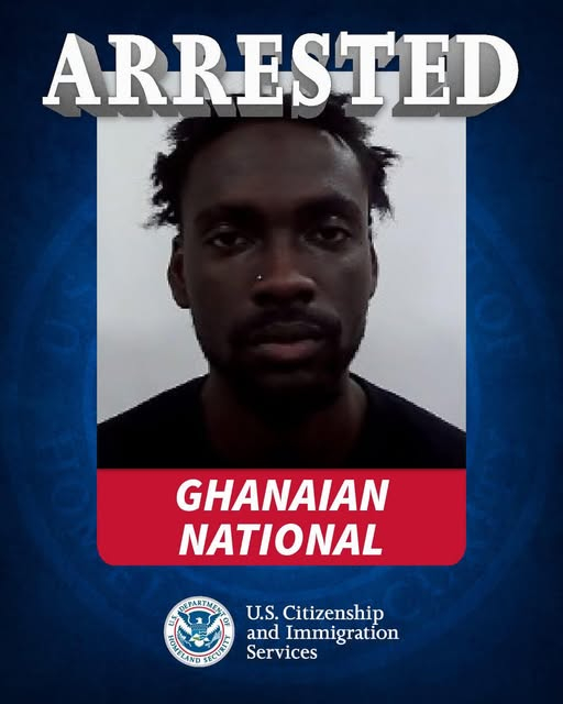 Ghanaian Convicted of Credit Card Fraud Arrested at U.S. Immigration Office