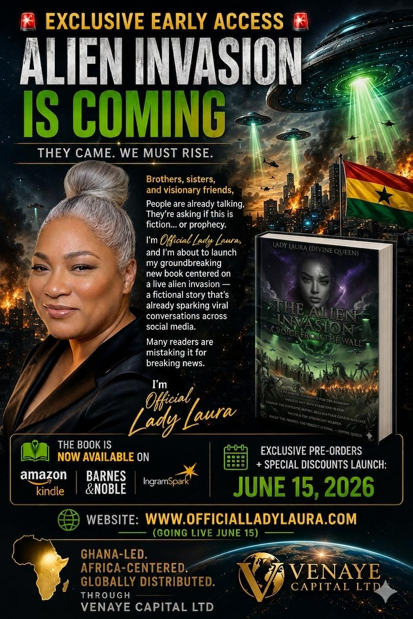 Official Lady Laura Announces Global Book Release — Fictional “Alien ...