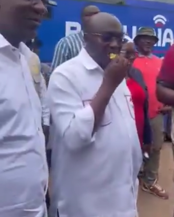 Campaign Strategies: On the campaign trail, Dr. Bawumia was spotted ...