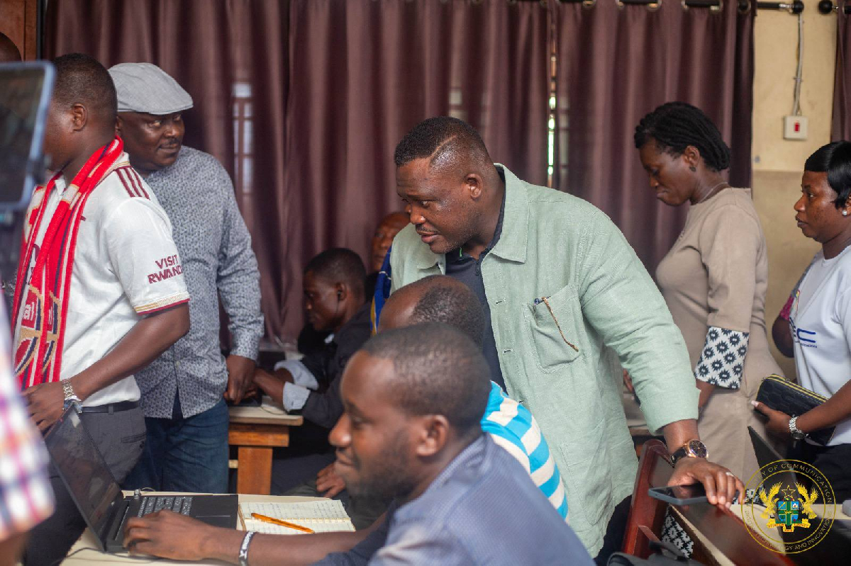 Government Steps Up Digital Agenda as Sam George Inspects One Million ...