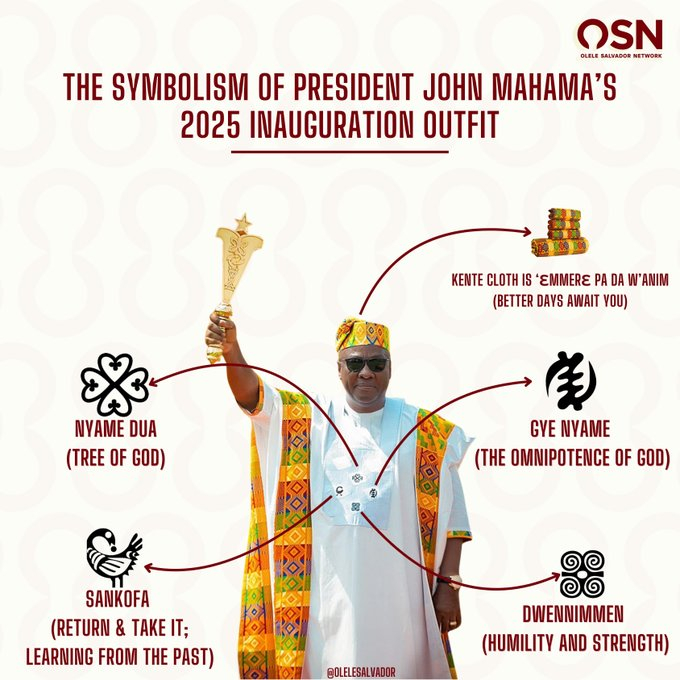 At his inauguration, John Mahama distinguishes himself by wearing a ...
