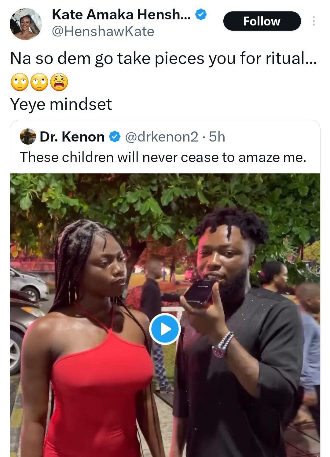 When a girl stated that she favors Yahoo boys over working-class people, Kate Henshaw went viral.