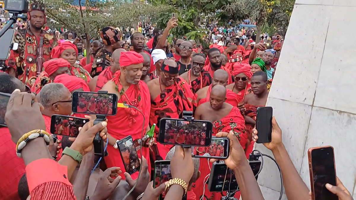 Ga Homowo 2025: Ga Mantse honors King Tackie Tawiah I at Makola