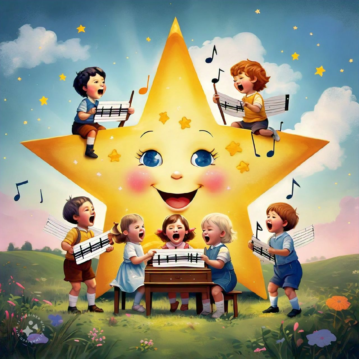 Christmas song :Twinkle, Twinkle, Little Star":