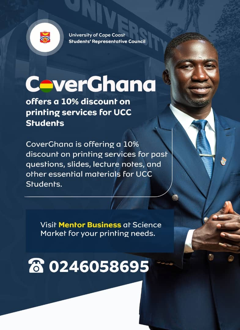 CoverGhana Offers 10% Discount on Printing Services for UCC Students