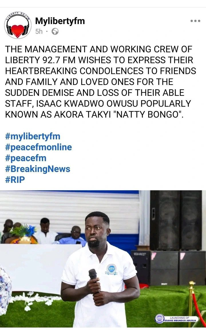 Natty Bongo Passes On – Media Mourns The Death Of A Legend