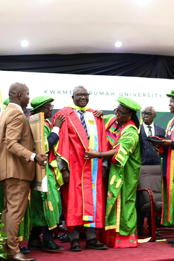 KNUST confers Honorary Doctorate on Agri-Impact CEO Daniel Fahene Acquaye