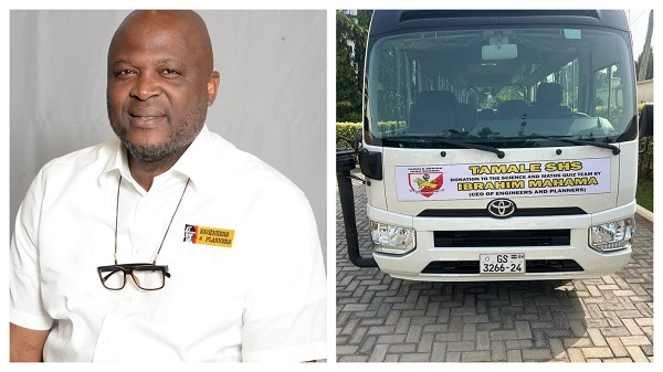 Ibrahim Mahama donates a 35-seater bus to Tamale Senior High School