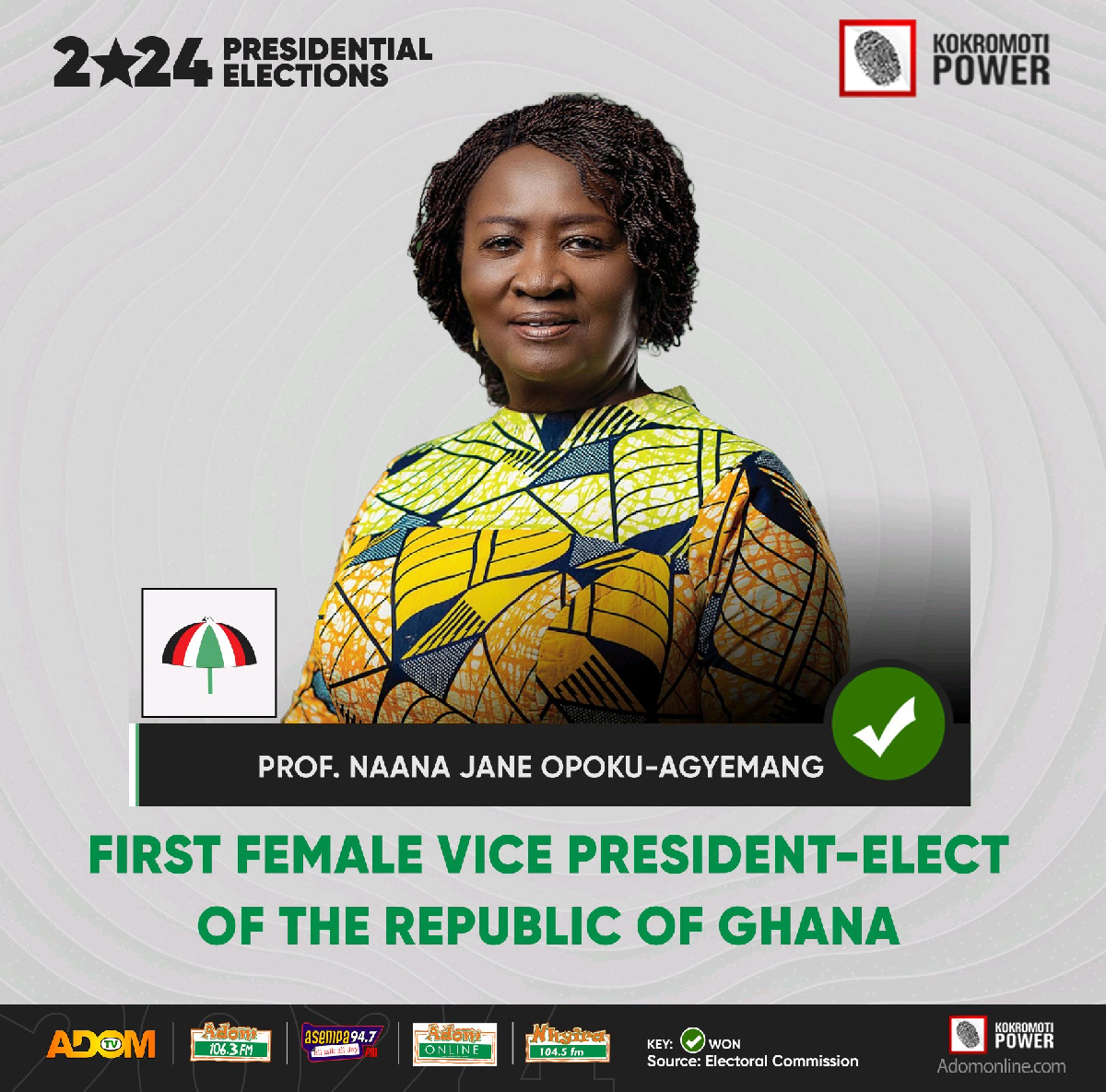 Professor Nana Jane Opoku-Agyemang has made history by becoming Ghana's ...