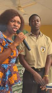 Swedru SHS headmistress calls out a pupil during assembly - what he did ...