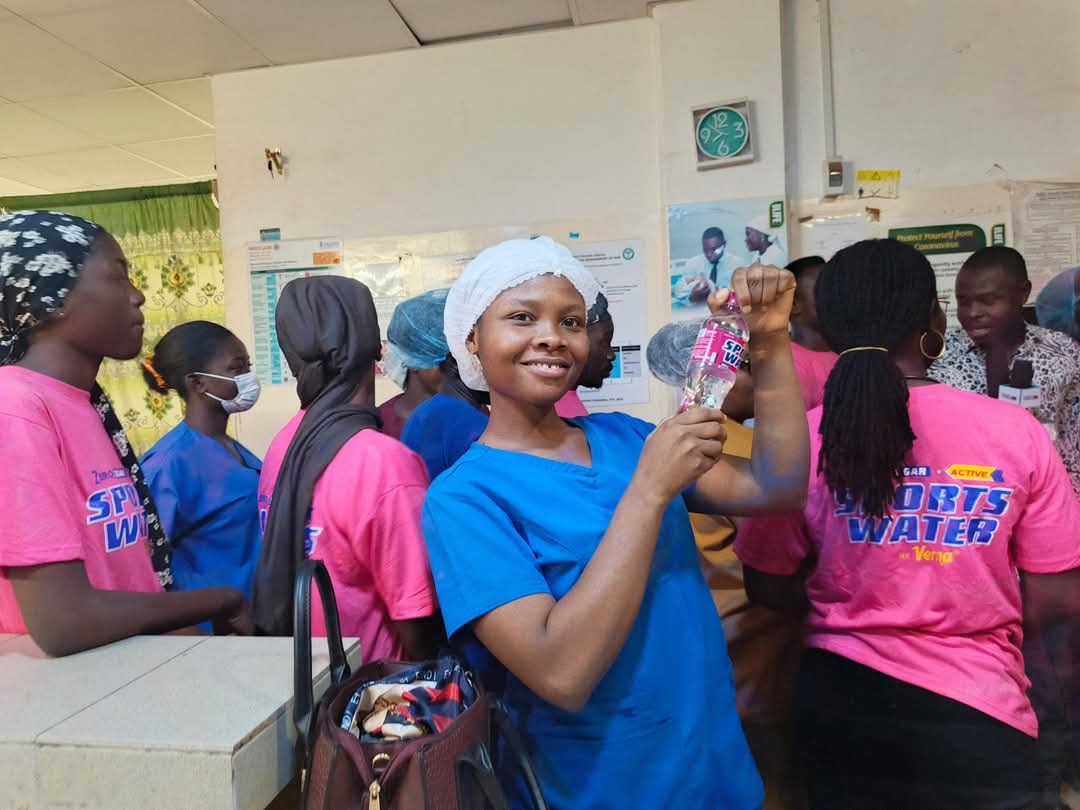 Twellium Ghana unveils verna active sports water with donations in Tamale