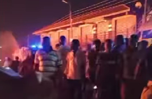 Fire destroys several properties at Techiman Central Market