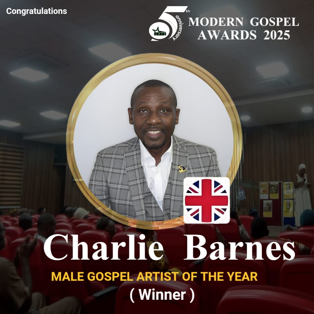 UK-based Ghanaian gospel artiste Charlie Barnes wins Best Male Artiste ...