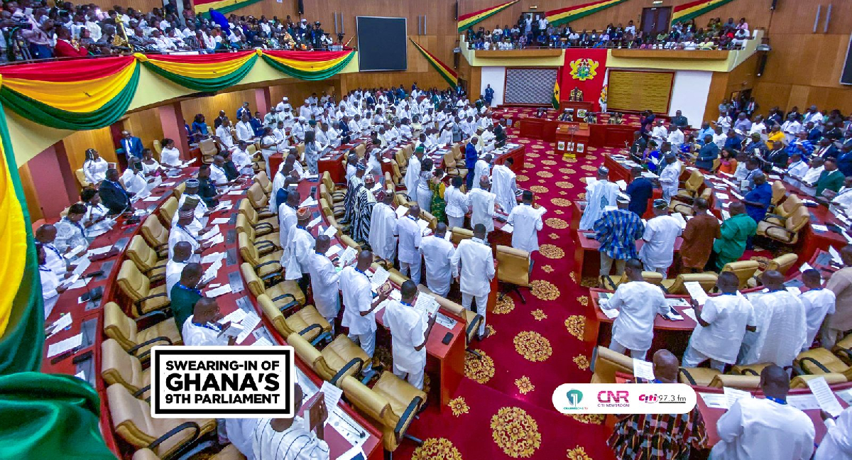 Parliament swears in three disputed NPP MPs despite NDC’s court case