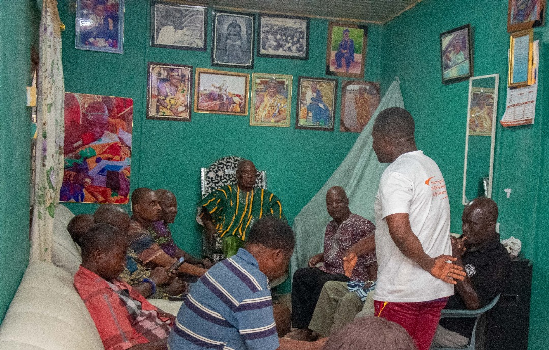 Ketu North MCE Nominee Pays Courtesy Call on Dzodze Traditional Council