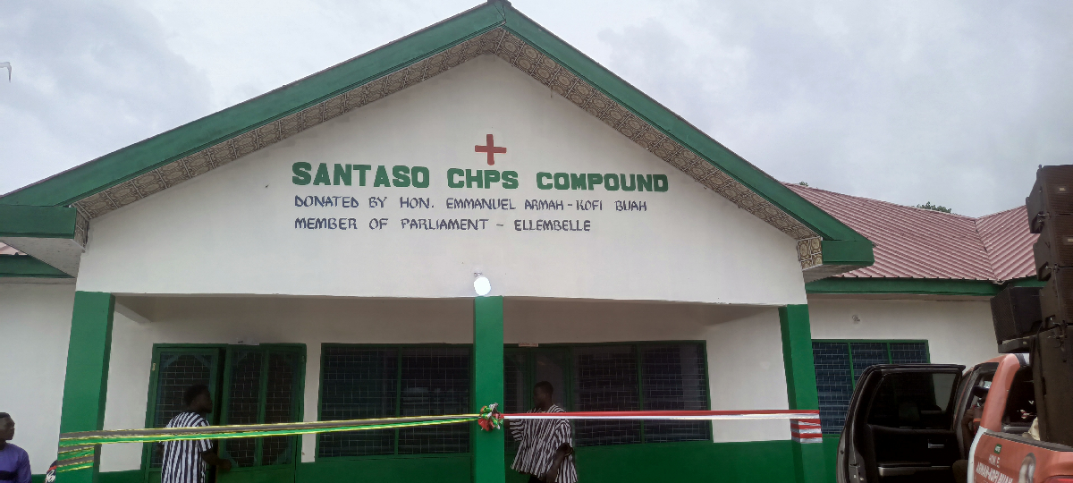 Ellembelle MP commissions CHPS compound at Santaso