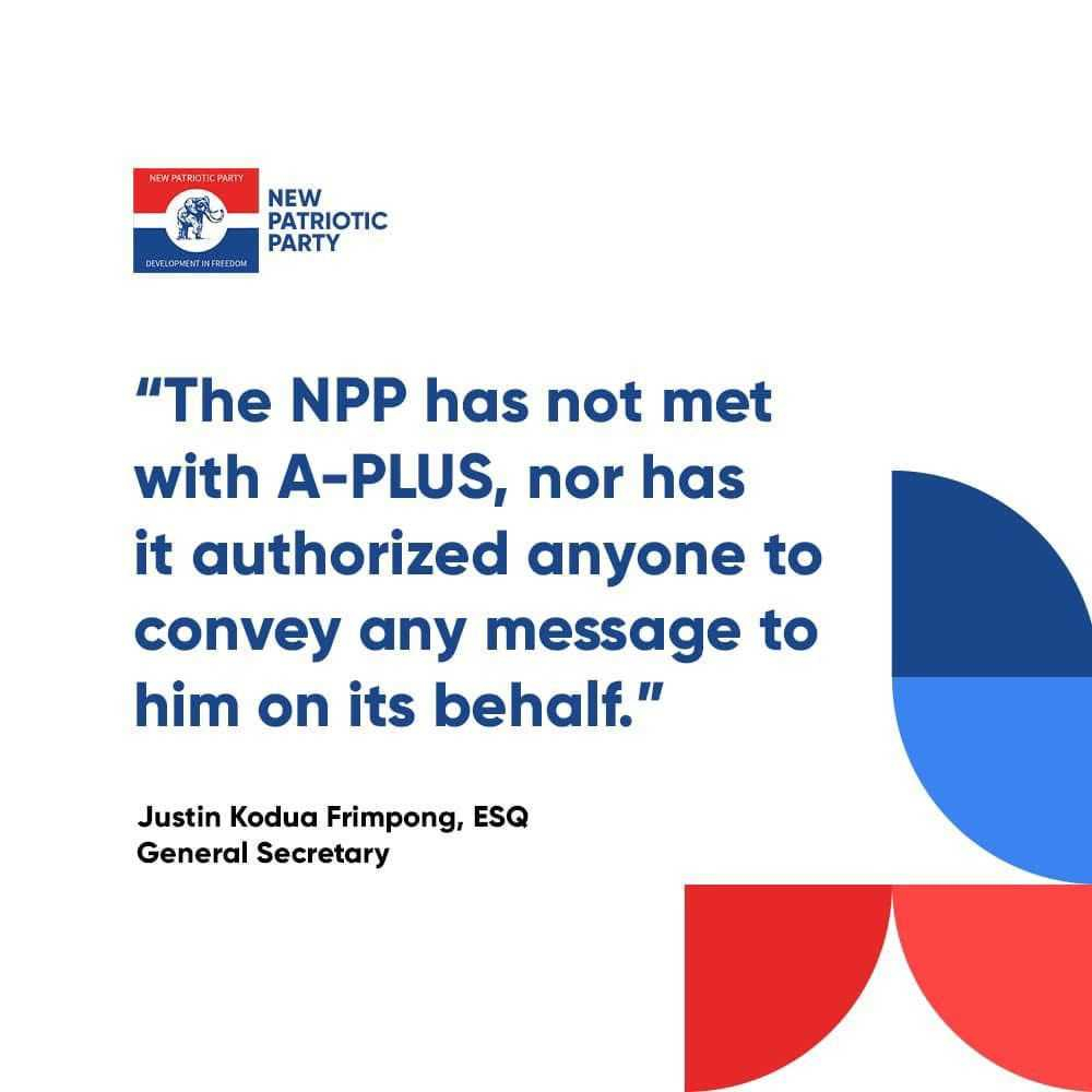 BREAKING:The A Plus assertions He was offered a position in the NPP's ...
