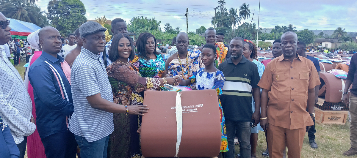 Dorcas Affo-Toffey provides trunks, chop boxes, mattresses to over 500 ...