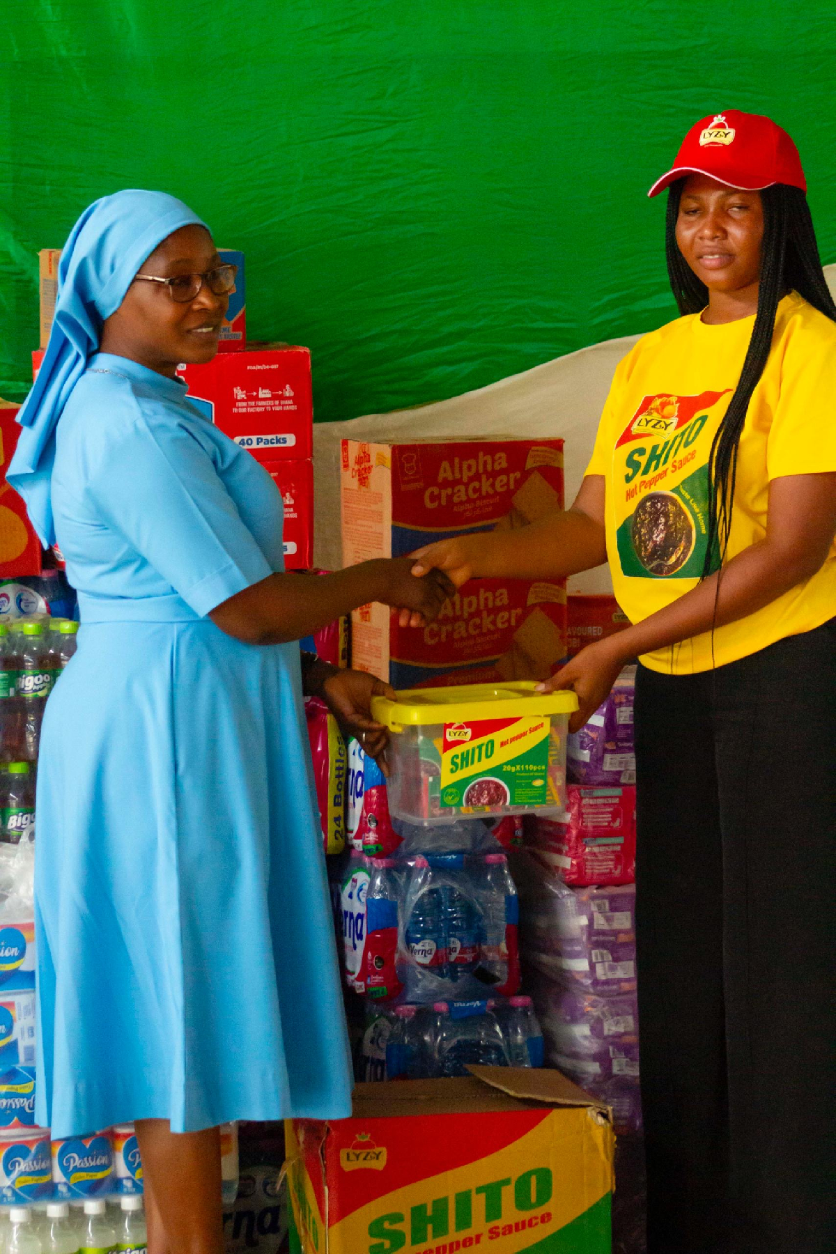 Brand influencer Rosemary Awudza Storms St Catherine SHS for special ...