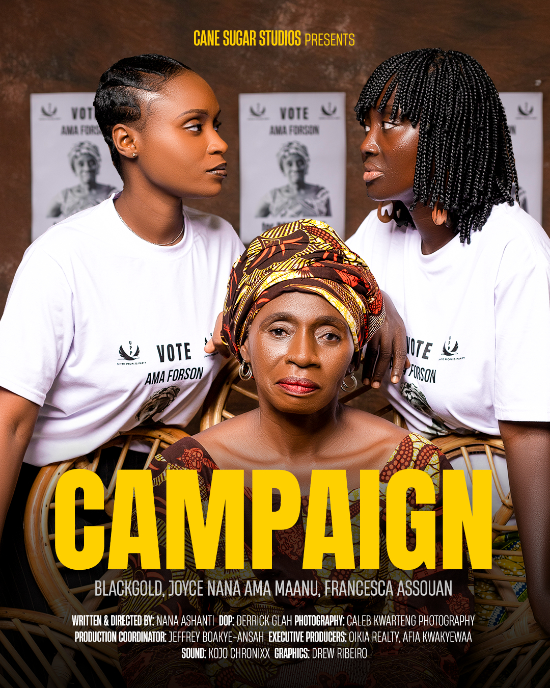 Joyce Nana Ama Maanu Shines in the World Premiere of Campaign by Cane ...
