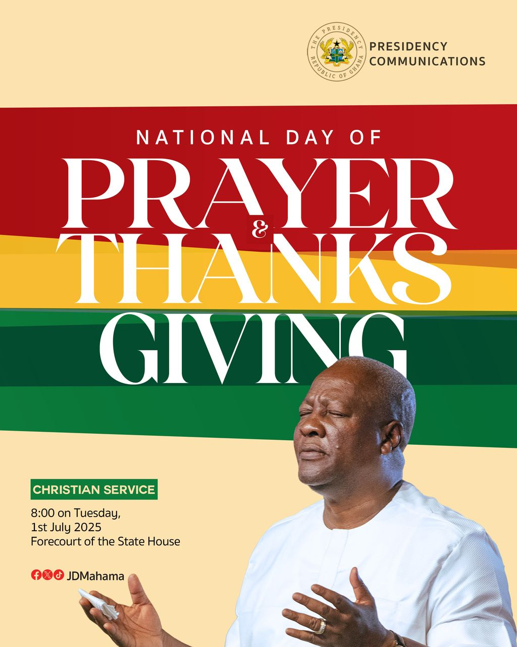 Unity in Prayer: President Mahama leads maiden historic National Day of ...