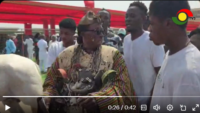 See how Kwaku Bonsam got to the inauguration of Mahama.