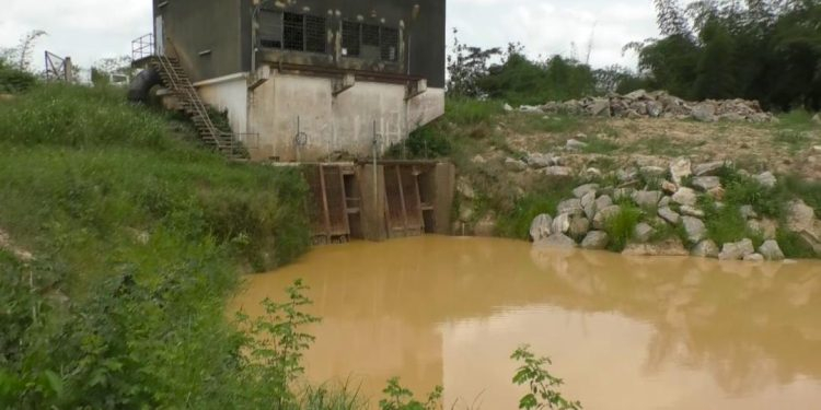 Due to Galamsey activities, the Bonsa water treatment plant was shut down.
