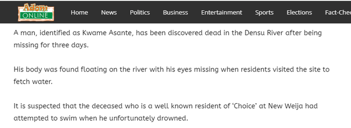 A three-day-missing man was discovered dead with his eyes gouged out.