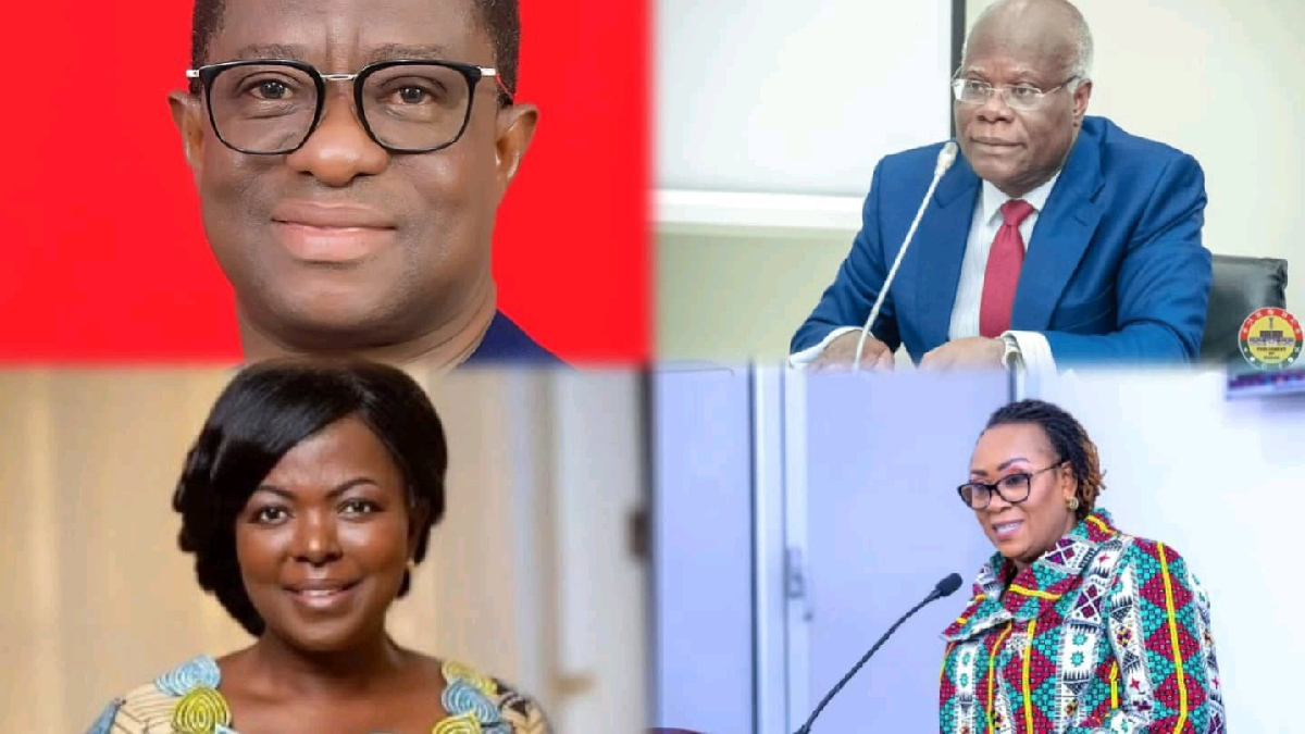 Notable NPP politicians, including Ursula Owusu-Ekuful, Hawa Koomson ...