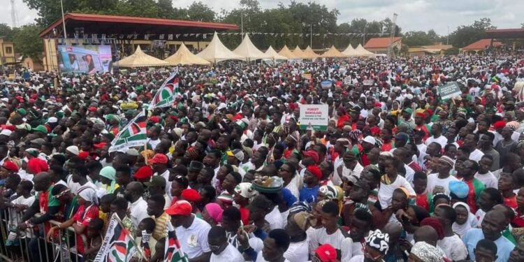 The NDC's final campaign rally for the 2024 election is scheduled to ...