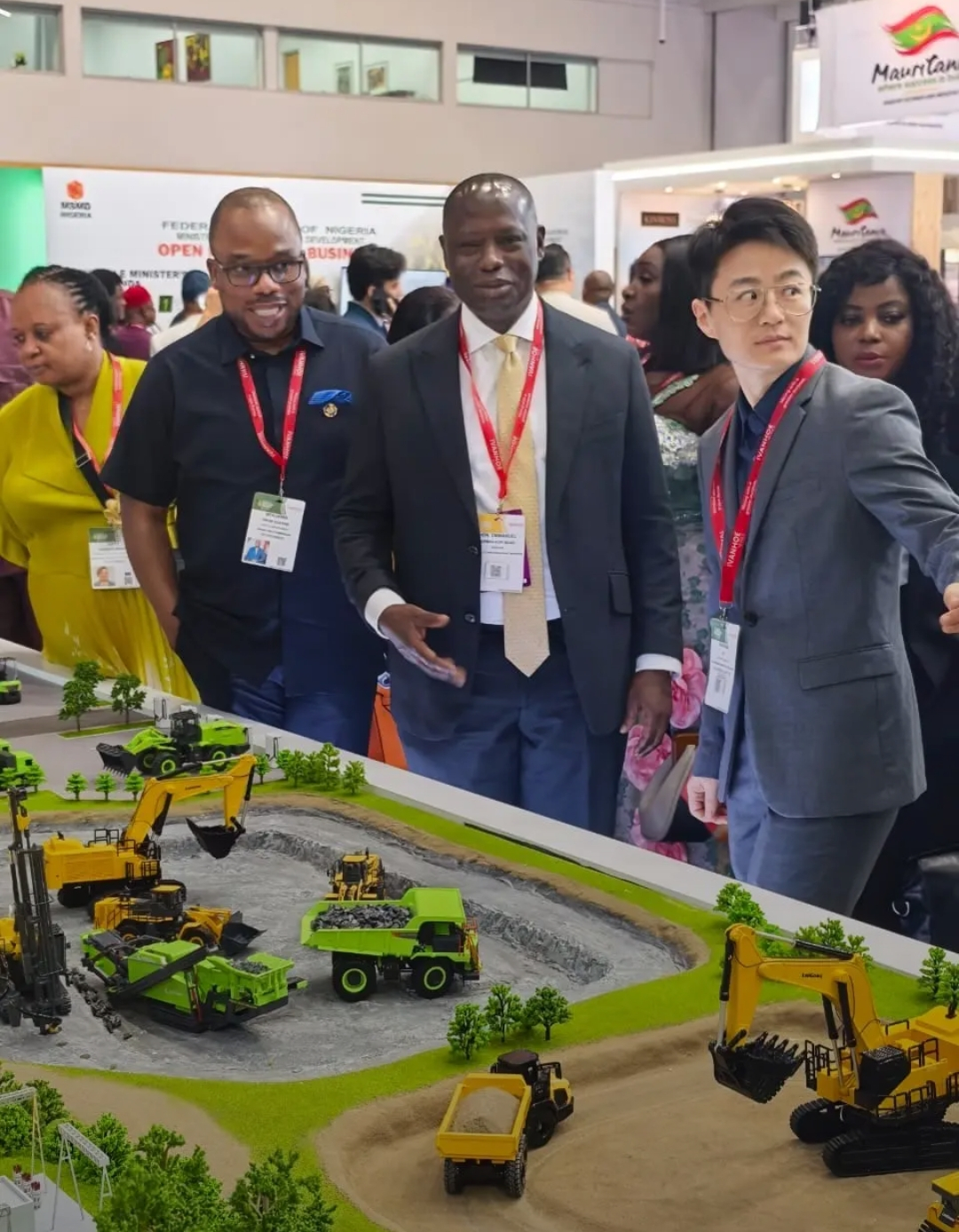 Mining Indaba: Ghana's Lands Minister visits the exhibition session