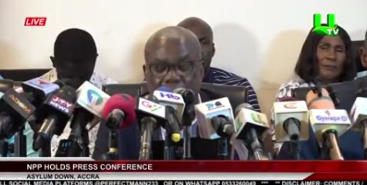 Watch what transpired at the NPP press conference in Ghana, which drew ...