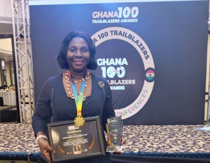 Ambassador Nancy Q Sam honoured at Ghana 100 TrailBlazers Awards for ...
