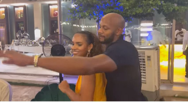 Watch the send-off party for Asafa Powell, wife after 10-day visit to Ghana