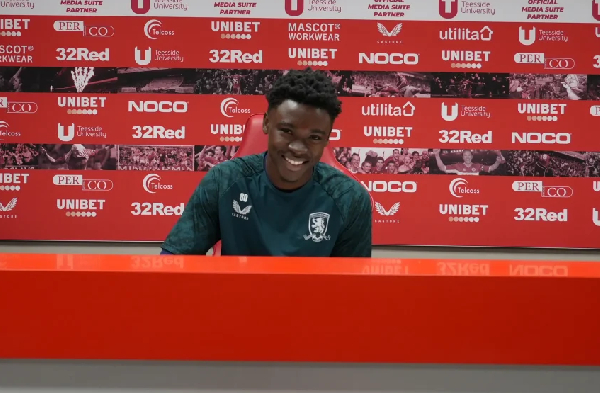 Middlesbrough officially confirm signing of Ghanaian forward Listowell ...