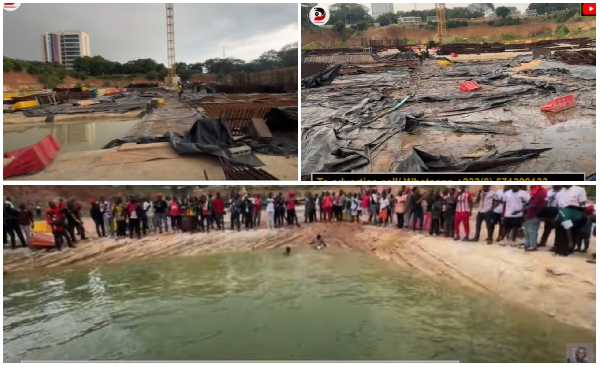 Watch as protesters swim in National Cathedral ‘pit’
