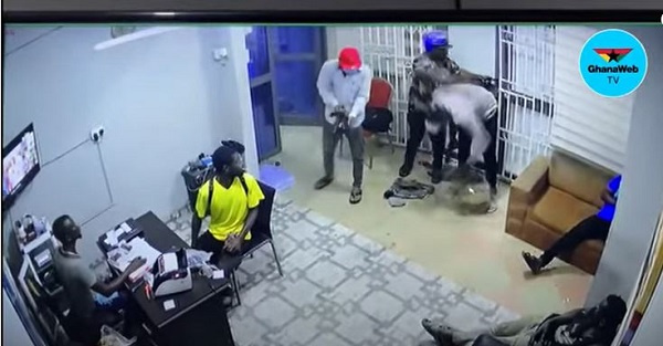 CCTV footage of how the Tarkwa Gold robbery incident happened