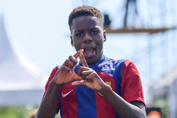 87 Goals in 22 Games: 9-year-old Nigerian wonderkid emerges as new Lamine Yamal at La Masia | Photos