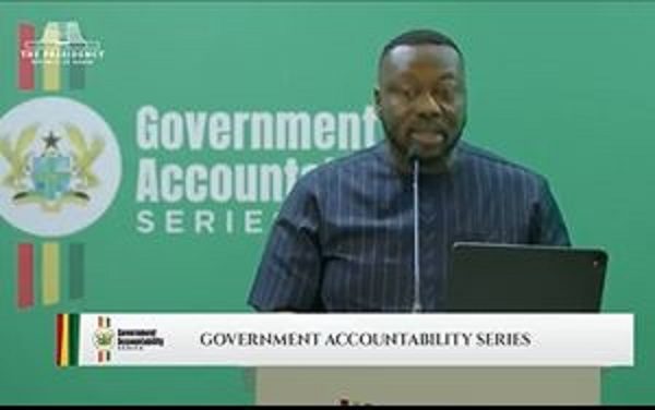 LIVESTREAMED: Youth minister Pablo updates Ghanaians at Government ...