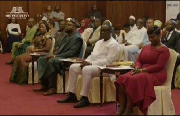 Mahama swears in Prof Ayensu-Danquah, Gyakye Quayson, two others as ...