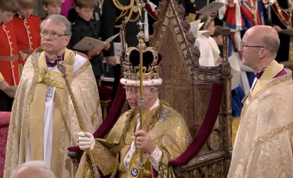King Charles III officially crowned King of England