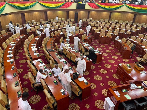 All NDC MPs wear white ahead of Gyakye Quayson swearing-in