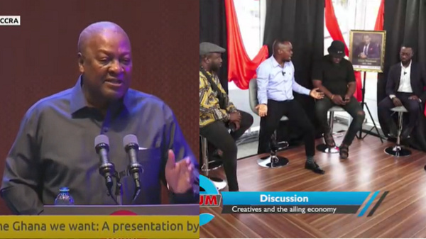 GHANAWEB TV LIVE: Mahama addresses state of the economy, creatives and ...