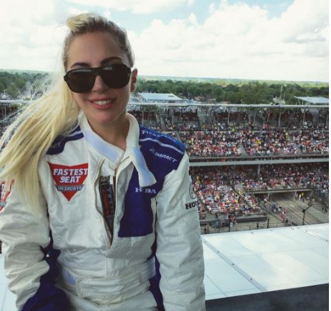 Video | Lady Gaga races at Indy 500